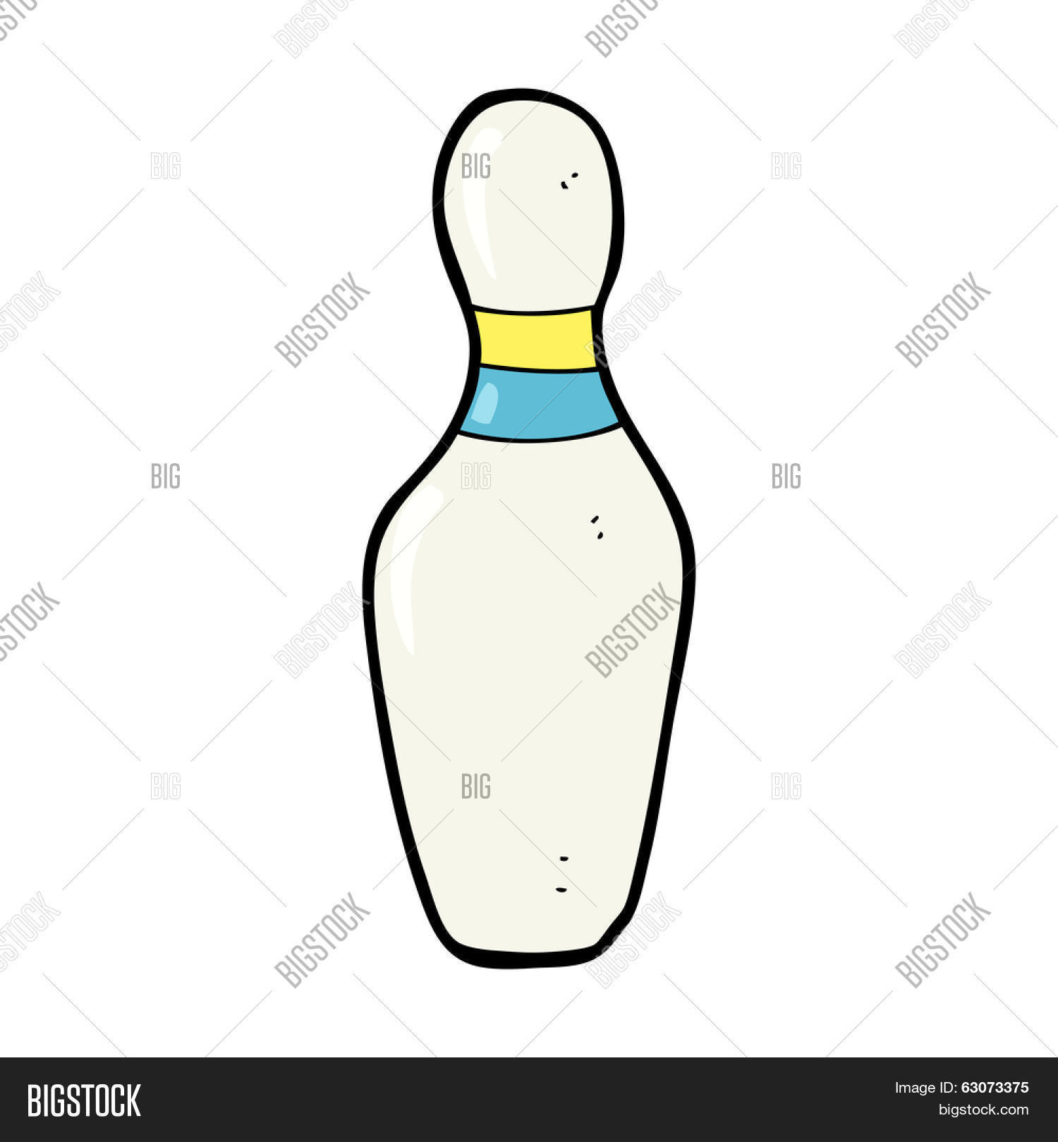 Cartoon Ten Pin Vector & Photo (Free Trial) | Bigstock