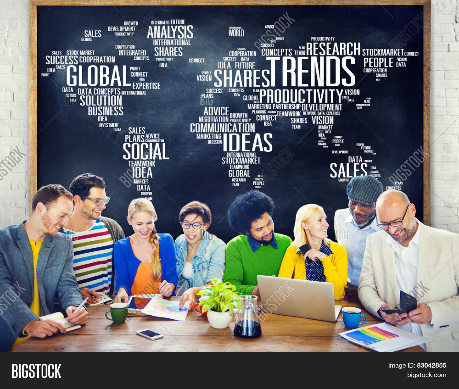 Trends World Map Image & Photo (Free Trial) | Bigstock