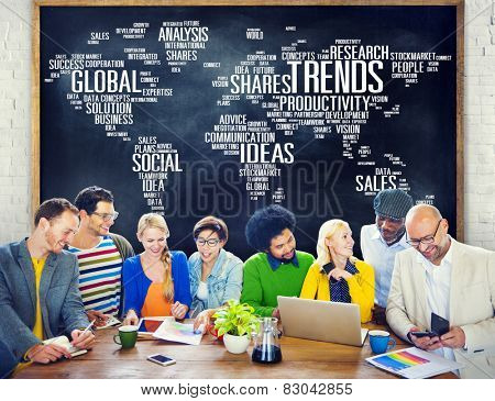Trends World Map Image & Photo (Free Trial) | Bigstock