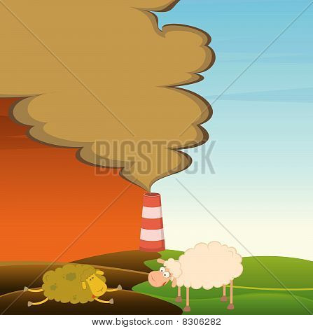 Vector Sick Sheep Vector & Photo (Free Trial) | Bigstock