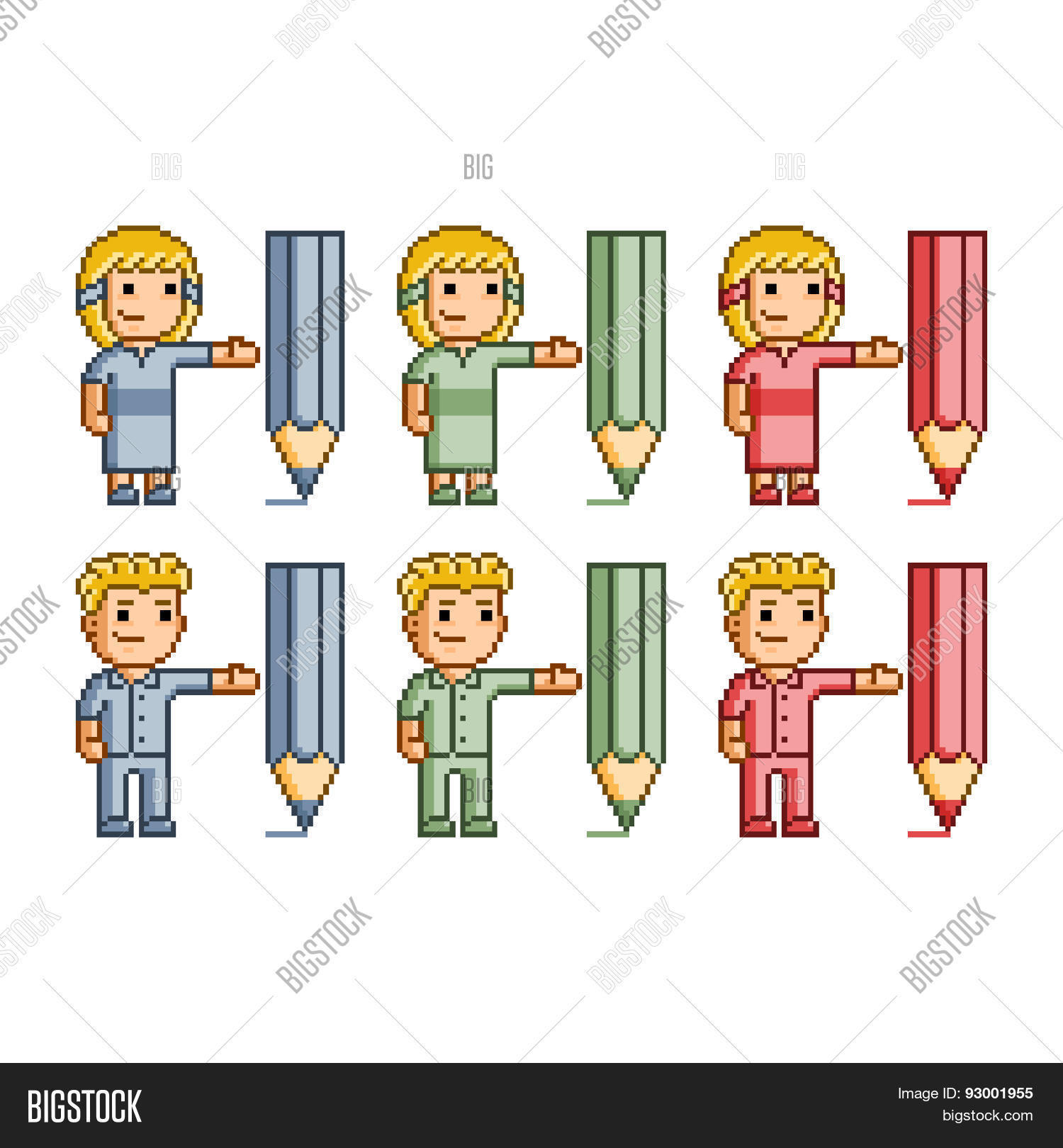 Pixel Art Collection Vector & Photo (Free Trial) | Bigstock