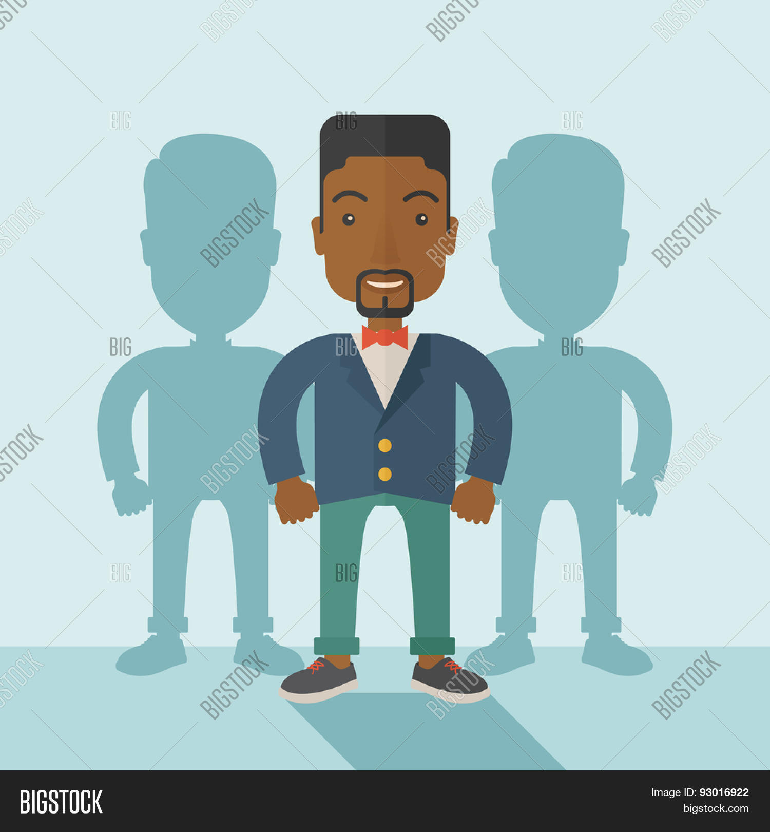 Very Confident Black Vector & Photo (Free Trial) | Bigstock