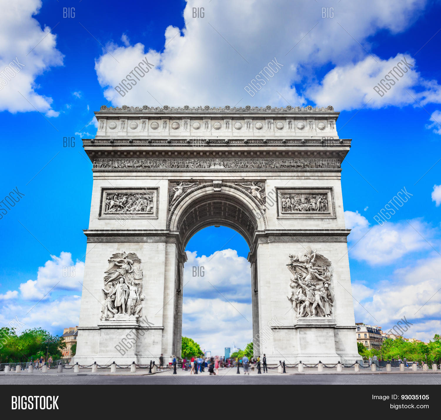 Arch Triumph, Paris, Image & Photo (Free Trial) | Bigstock