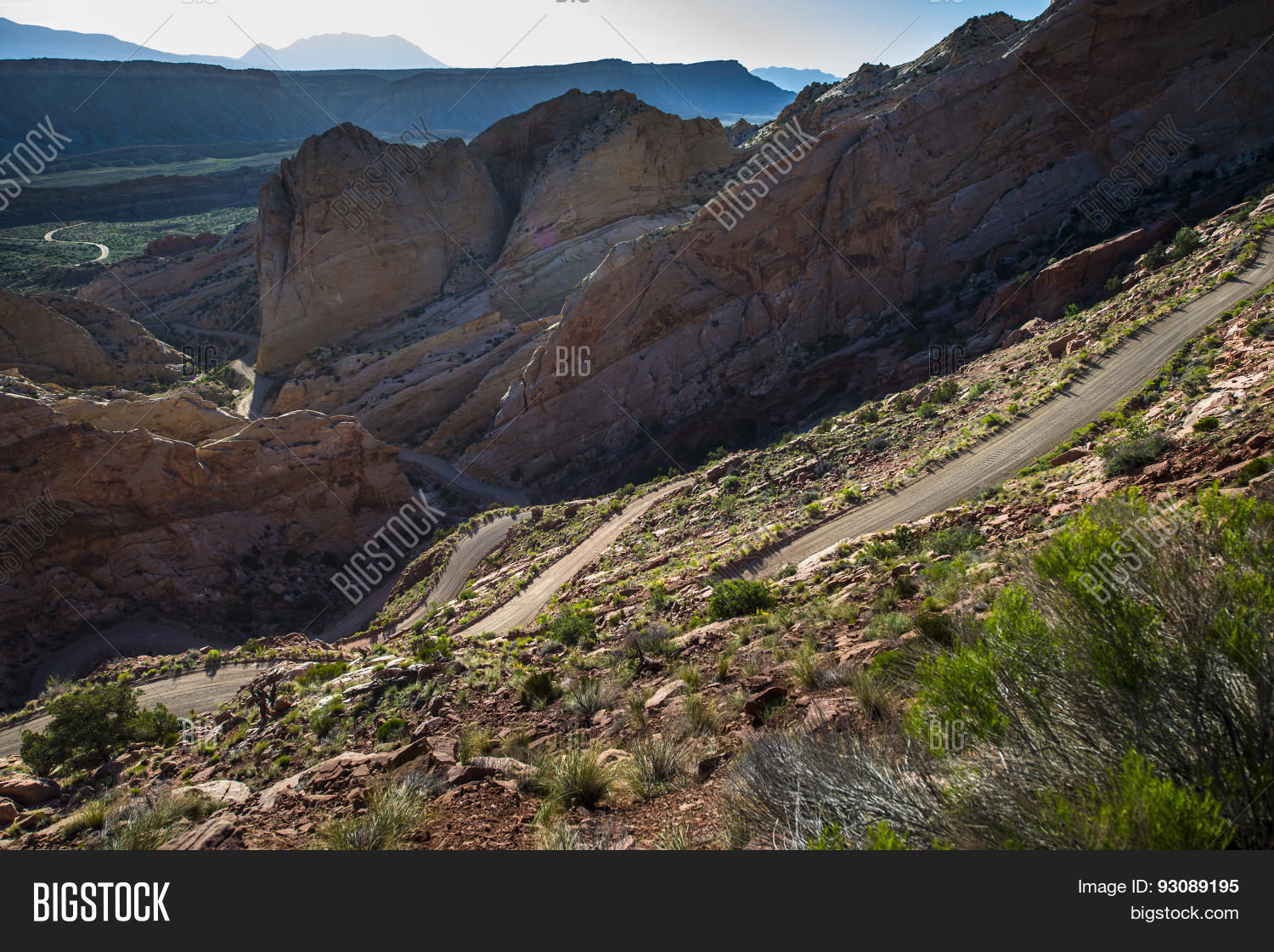 Burr Trail Switchbacks Image & Photo (Free Trial) | Bigstock