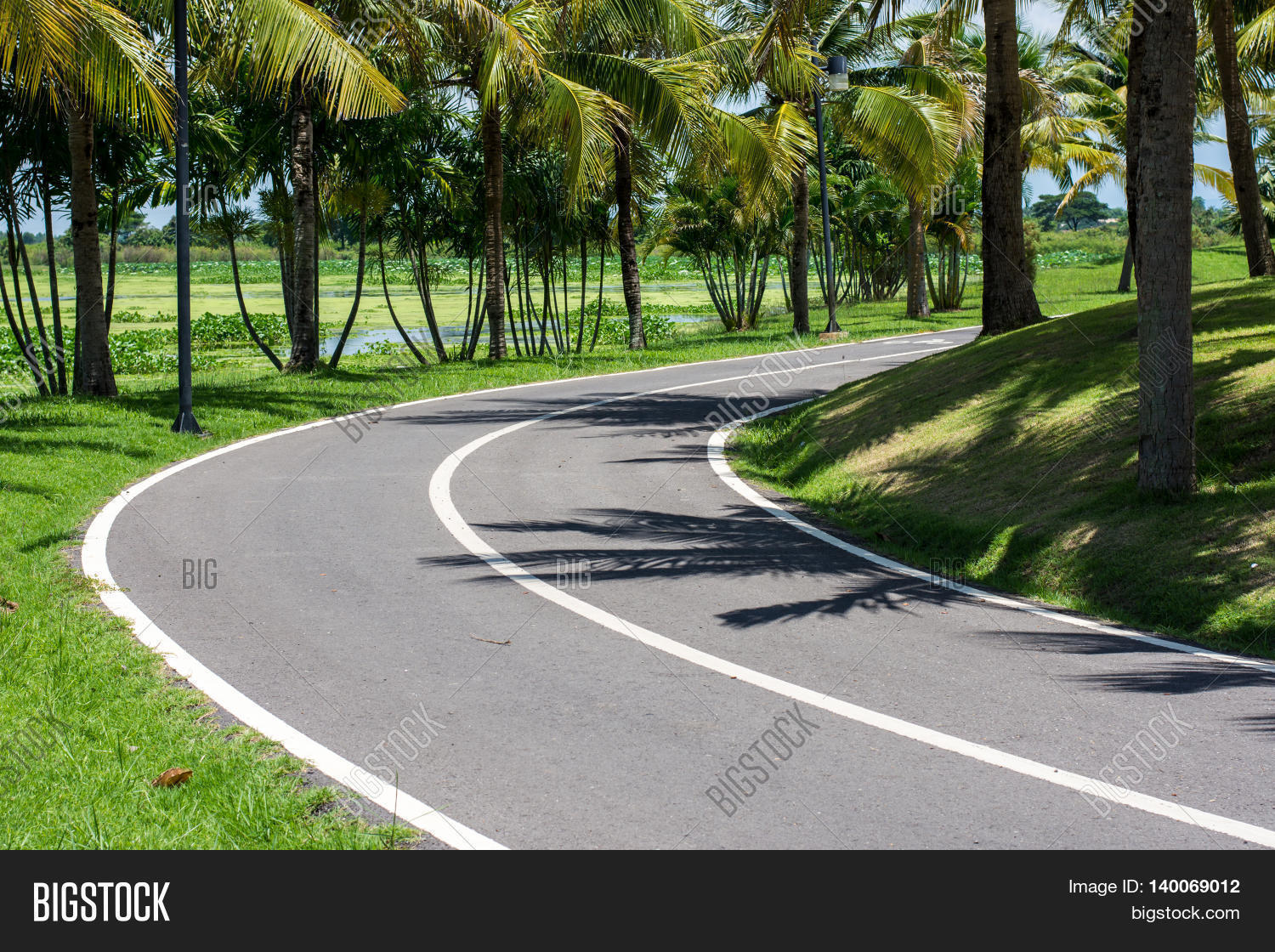 Asphalt Pavement Park Image & Photo (Free Trial) | Bigstock