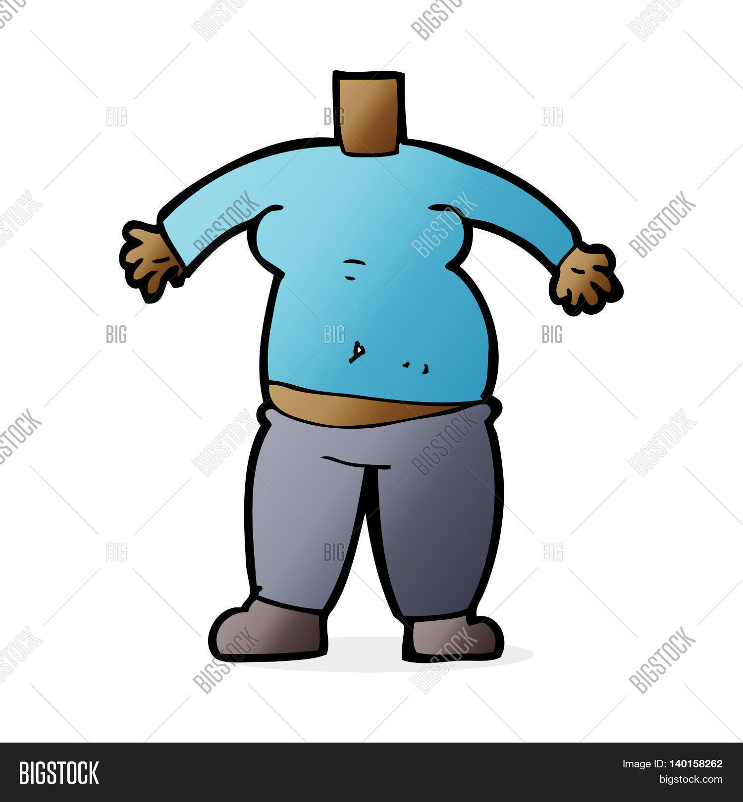 Cartoon Body (mix Image & Photo (Free Trial) | Bigstock