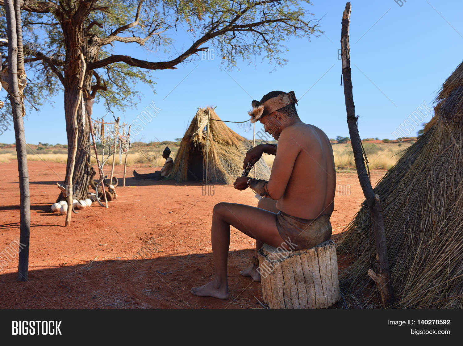 Bushmen Village, Image & Photo (Free Trial) | Bigstock