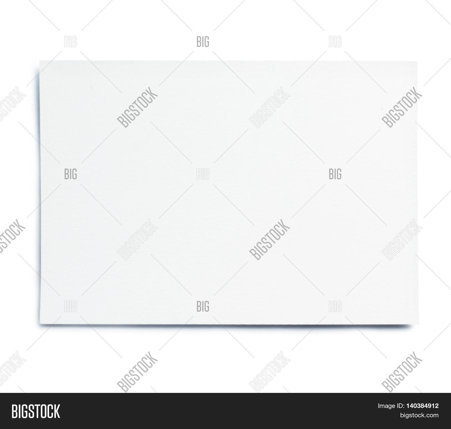 Business Card Blank Paper