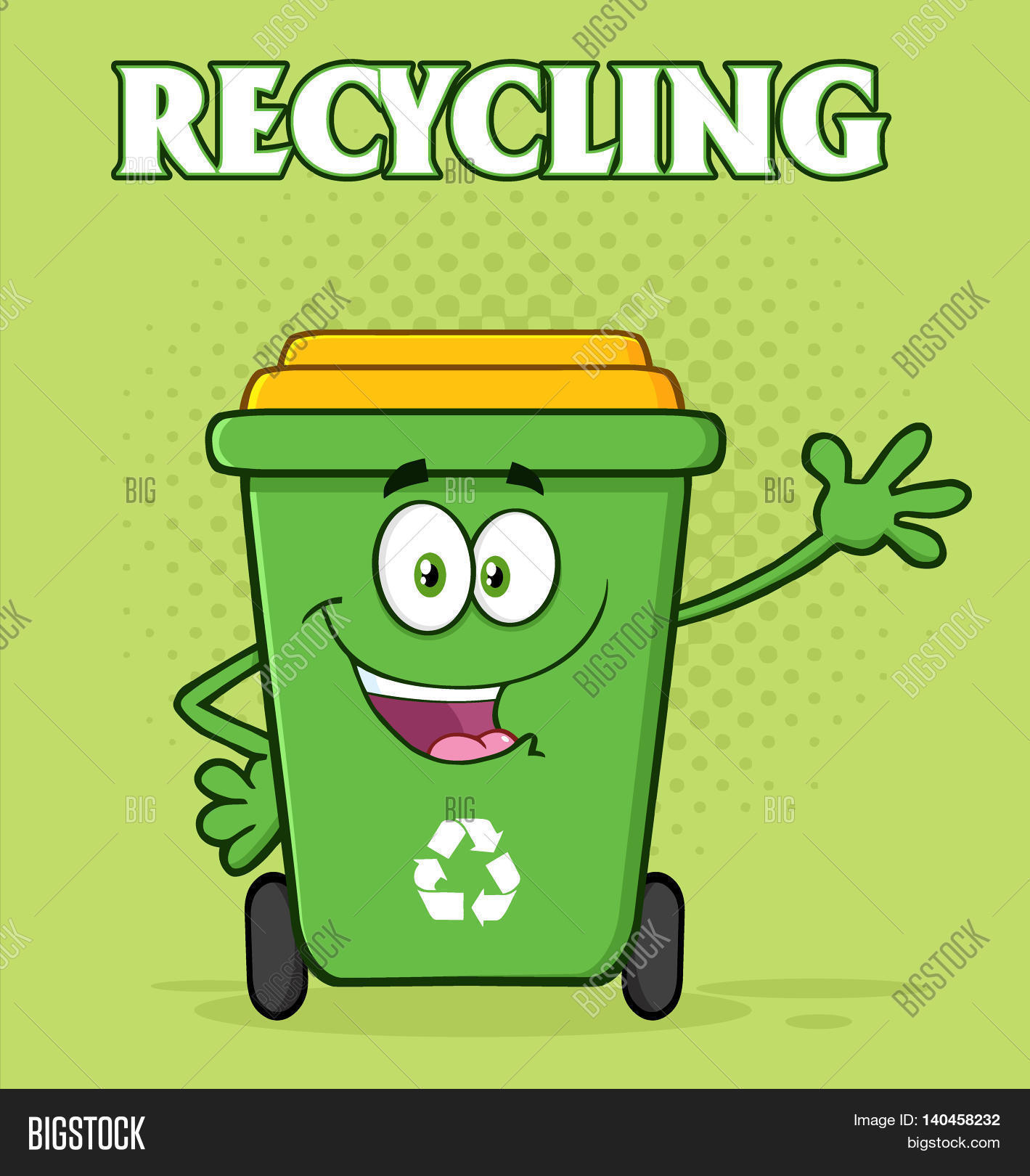 Happy Green Recycle Image & Photo (Free Trial) | Bigstock