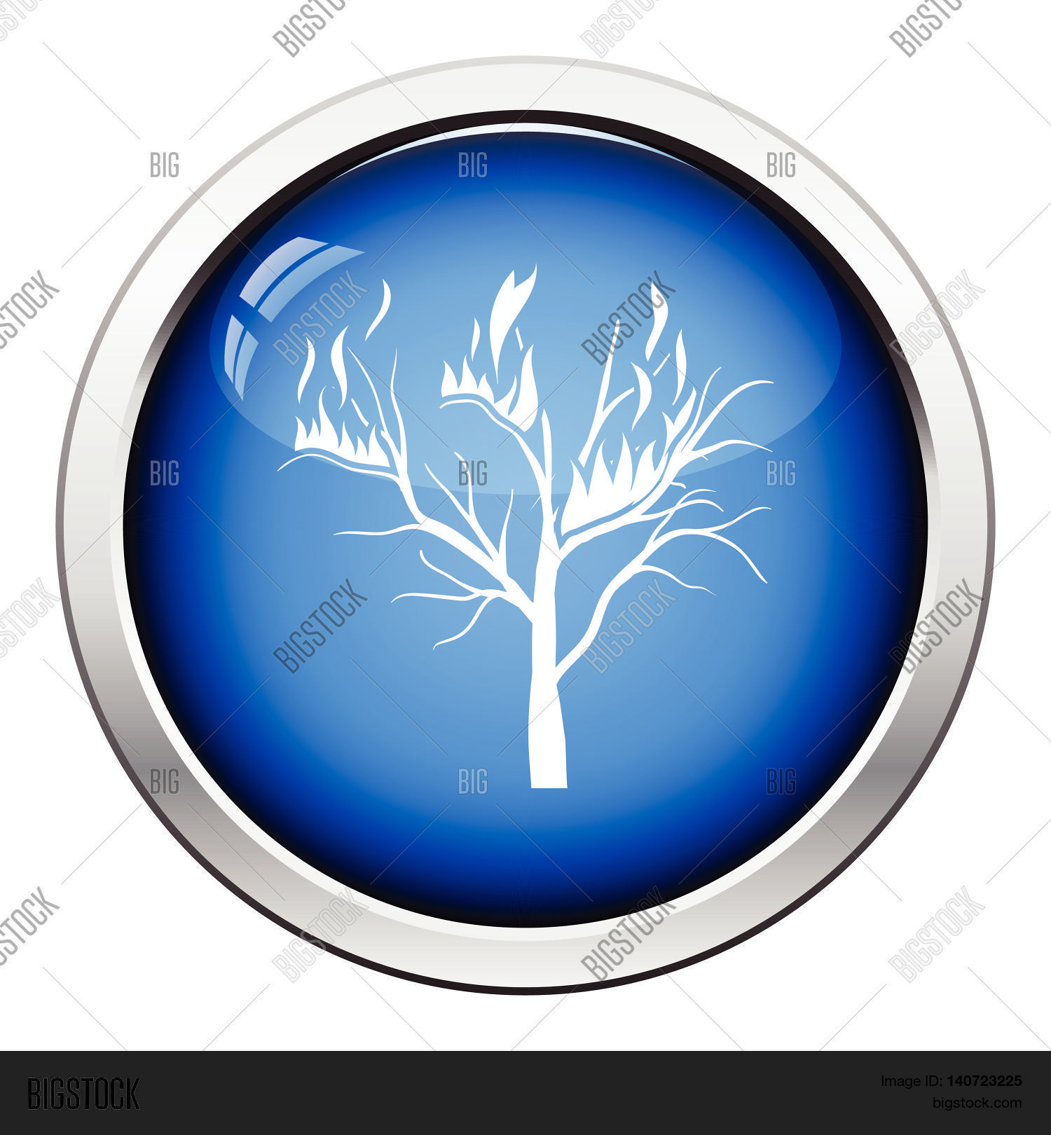 Wildfire Icon Vector & Photo (Free Trial) | Bigstock