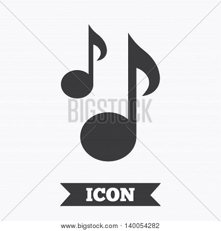 Music Notes Sign Icon Vector & Photo (Free Trial) | Bigstock