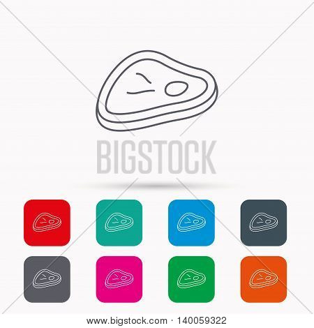 Vector y foto Meat Icon. Beef (prueba gratis) | Bigstock