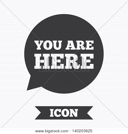 You Here Sign Icon. Vector & Photo (Free Trial) | Bigstock