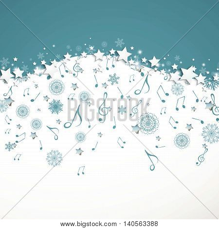 Christmas Music Notes Background Images, Illustrations & Vectors (Free ...