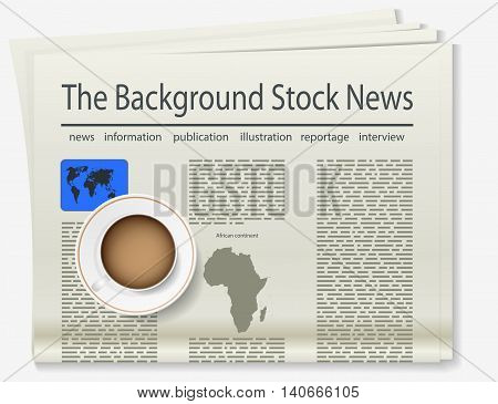 World Map. Newspaper Vector & Photo (Free Trial) | Bigstock