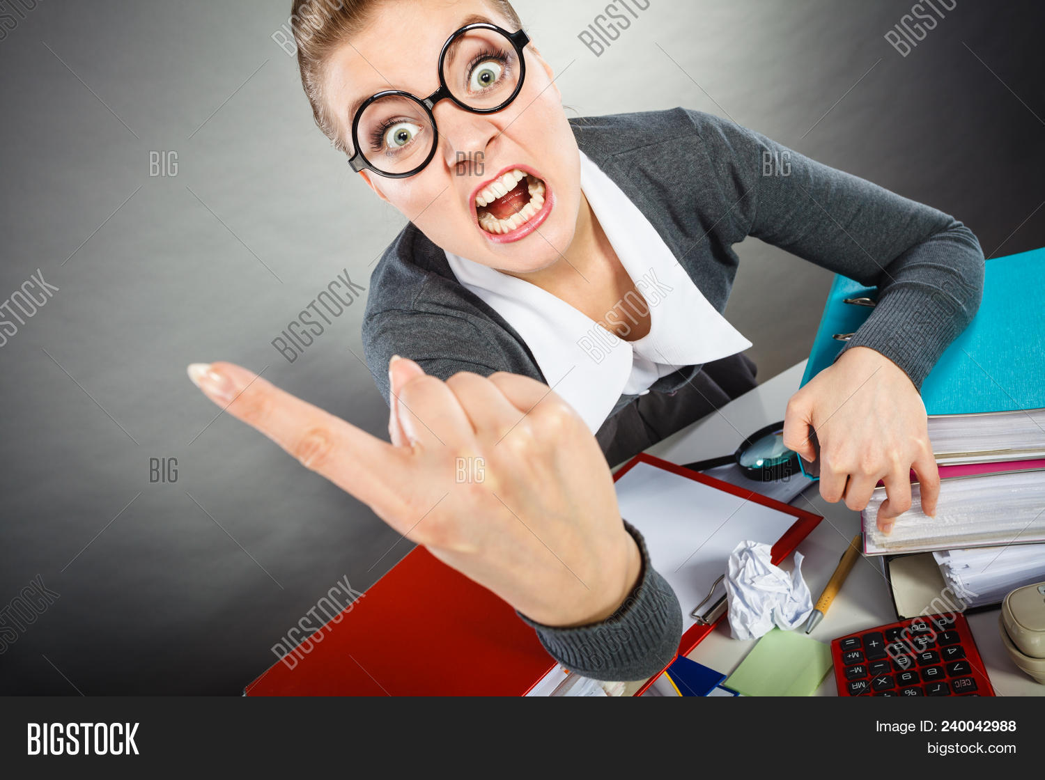 Negative Facial Image & Photo (Free Trial) | Bigstock