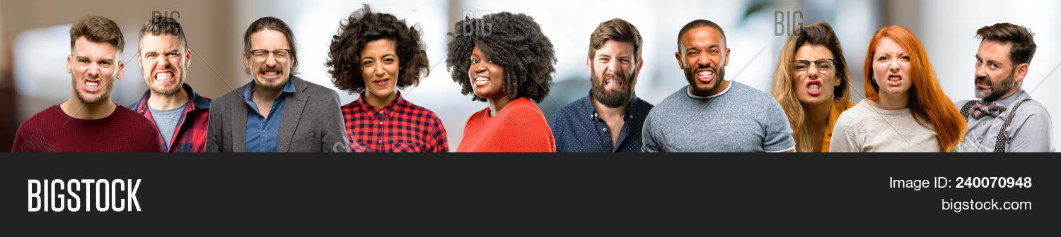 Group People Angry Image & Photo (Free Trial) | Bigstock