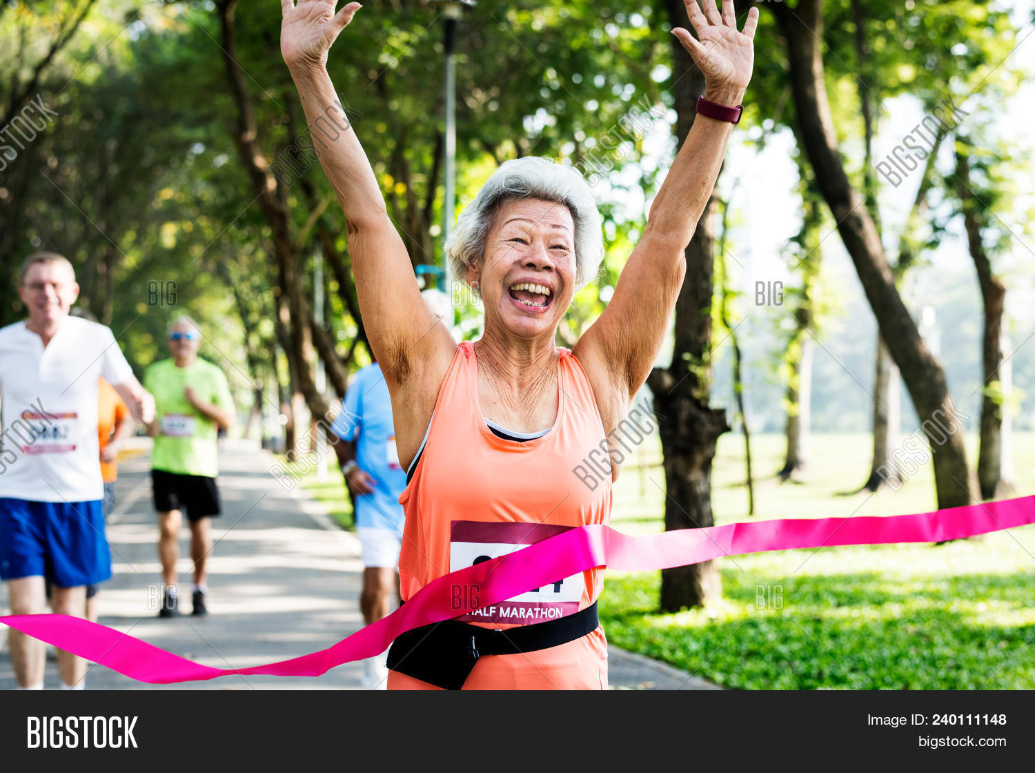 Happy Senior Running Image & Photo (Free Trial) | Bigstock