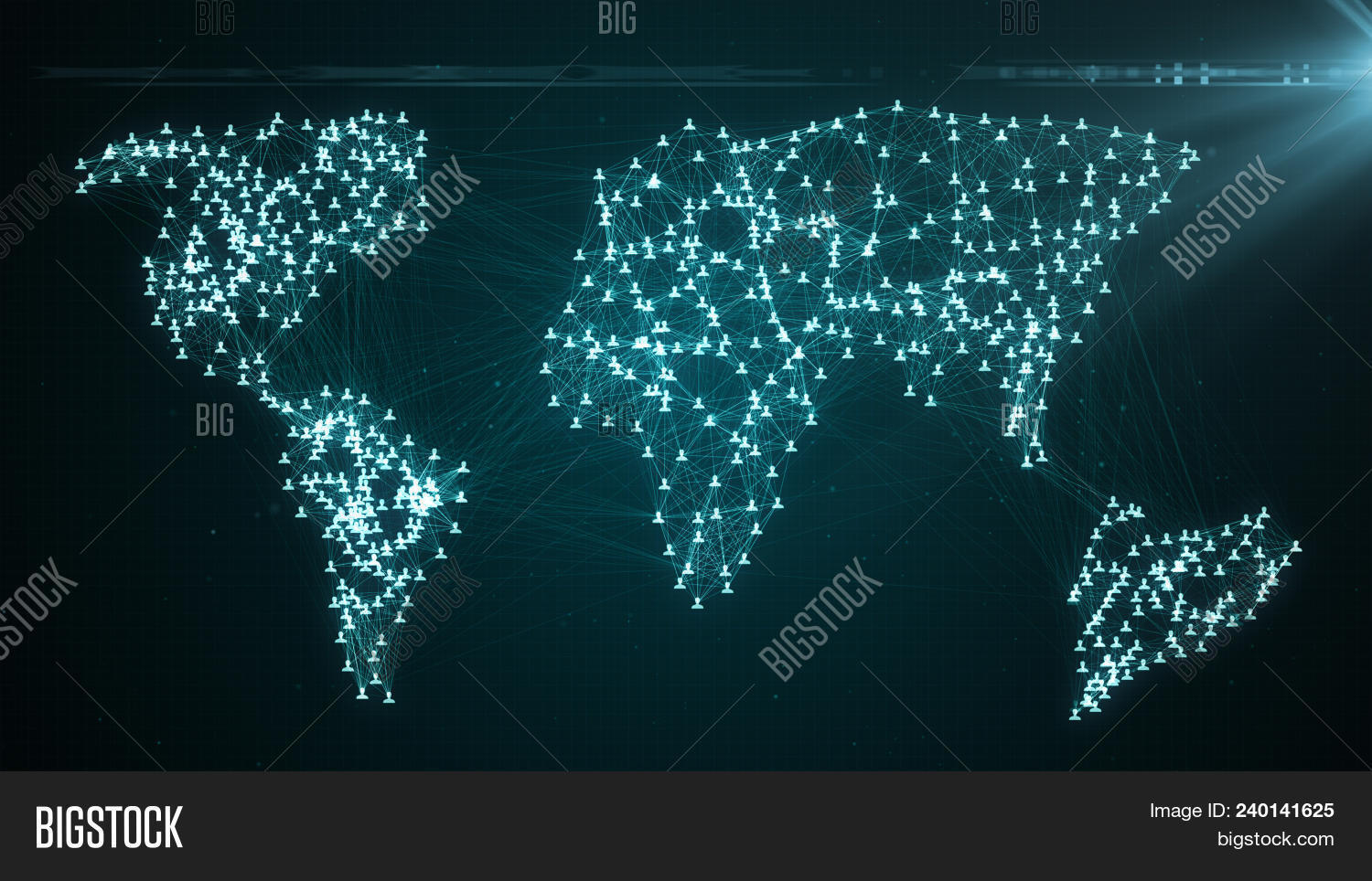 Connecting People On Image & Photo (Free Trial) | Bigstock