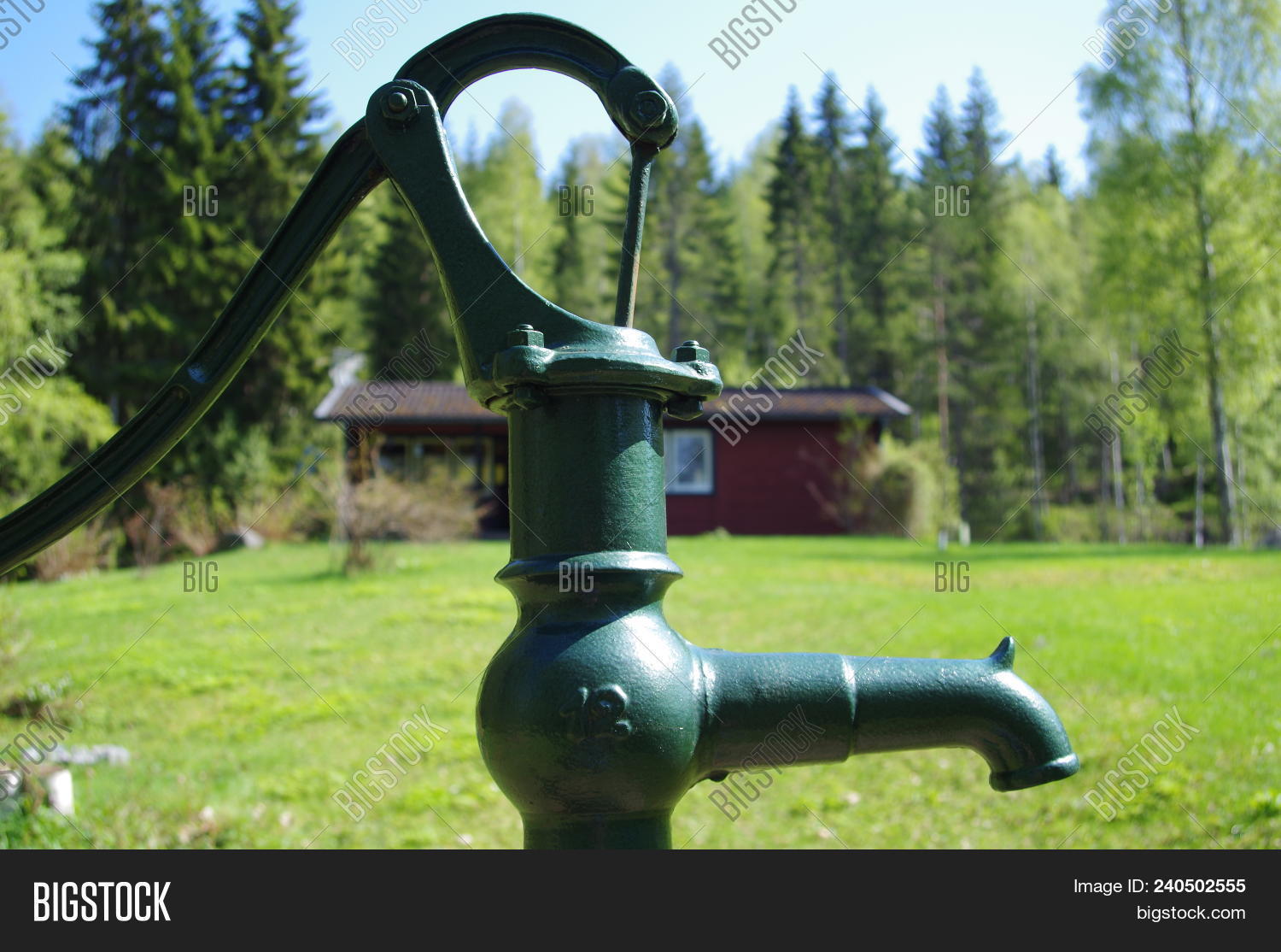Green Well Pumping Image & Photo (Free Trial) | Bigstock