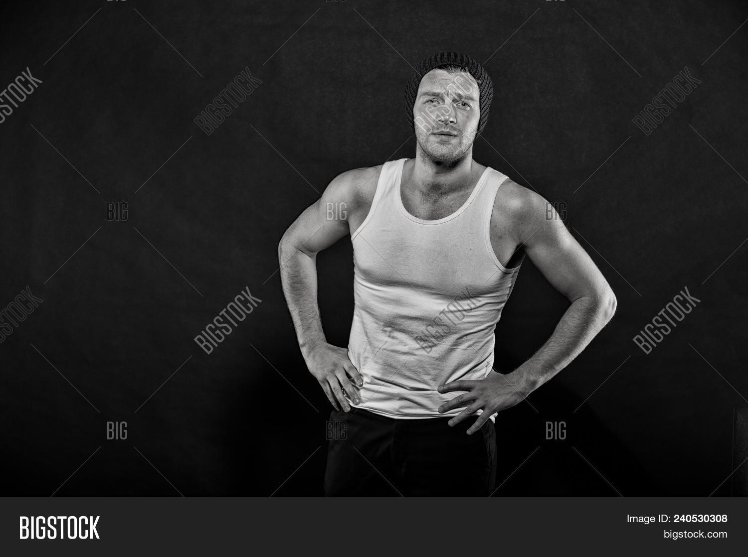 Man Muscular Arms Hold Image & Photo (Free Trial) | Bigstock