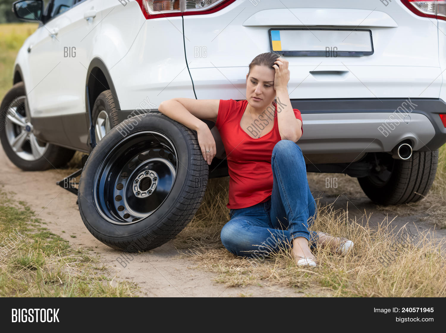 Portrait Woman Leaning Image & Photo (Free Trial) | Bigstock