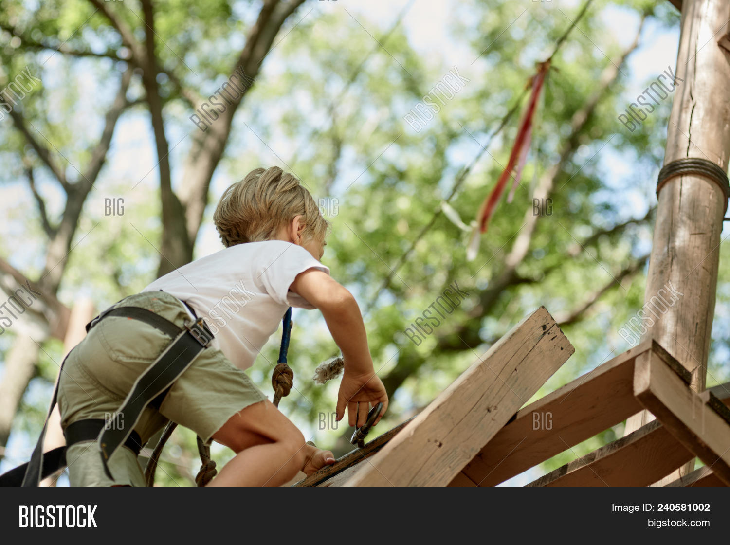 Boy Climbing Adventure Image & Photo (Free Trial) | Bigstock