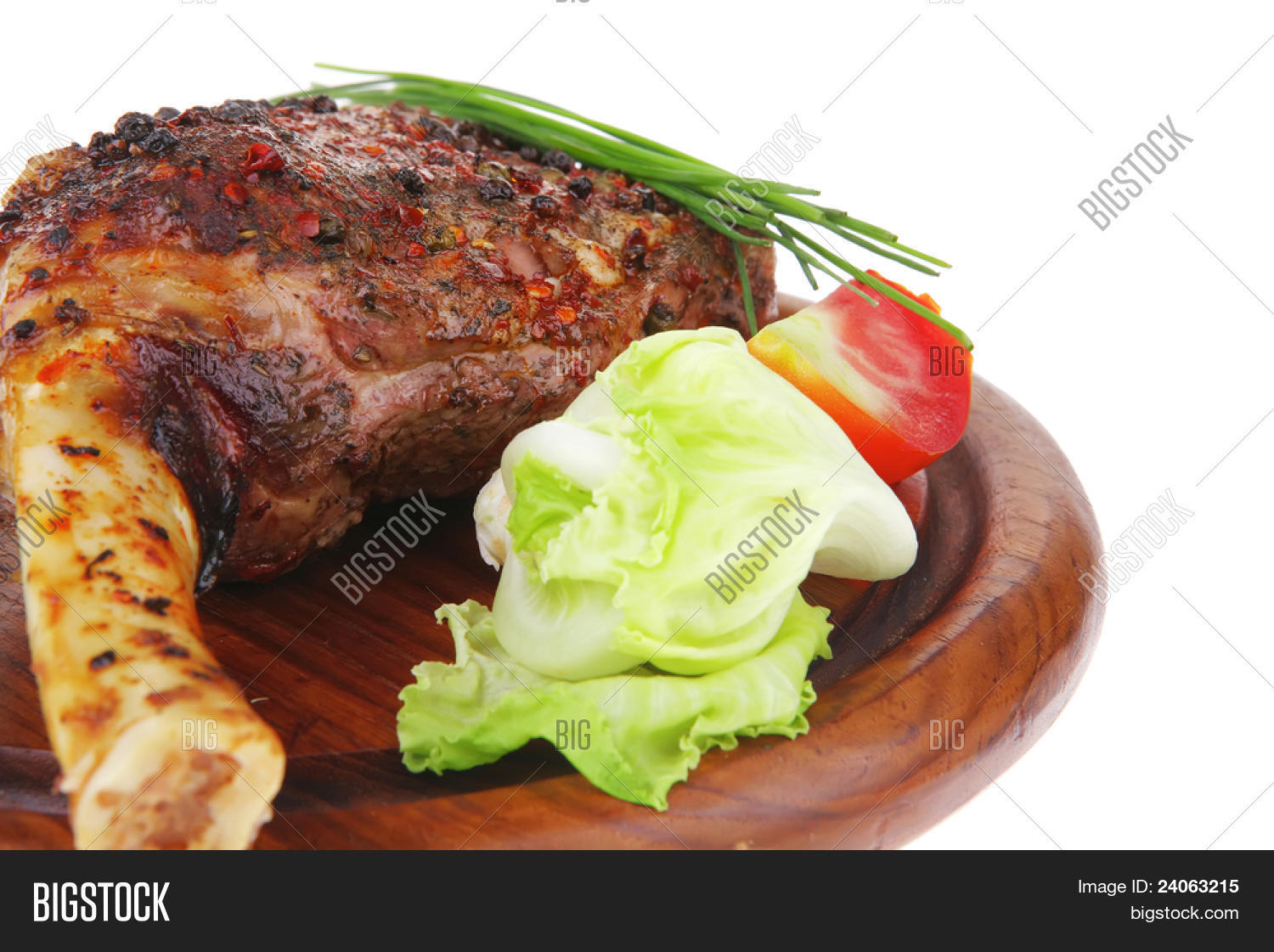 Savory Plate On Wood Image & Photo (Free Trial) | Bigstock