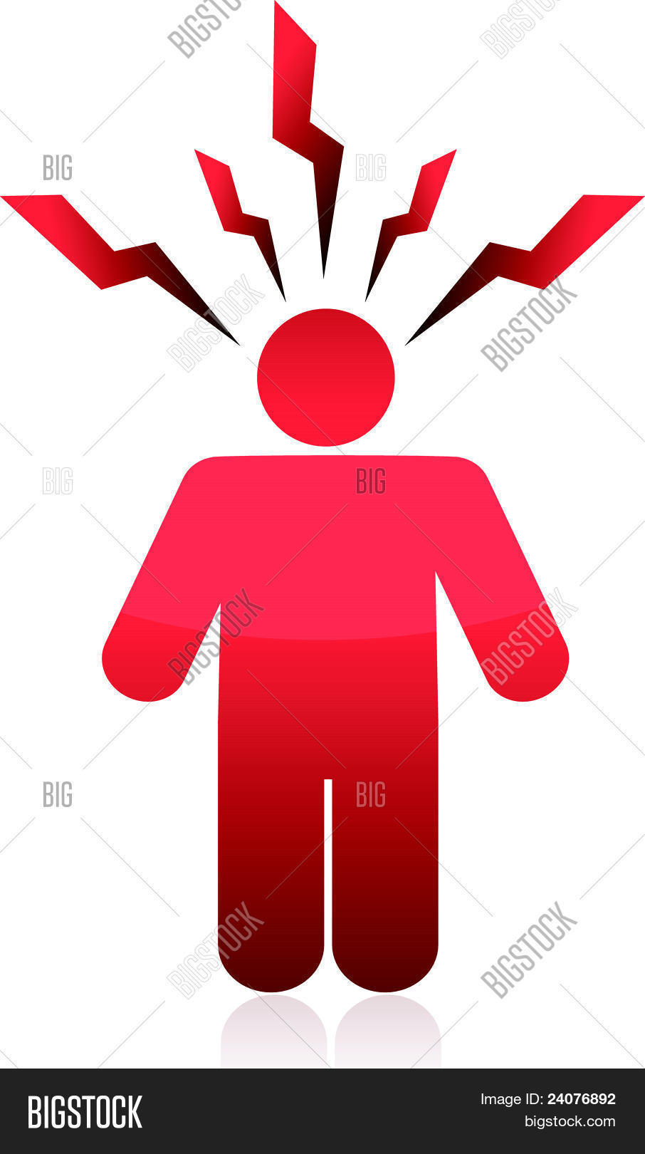 Stress Icon Vector & Photo (Free Trial) | Bigstock