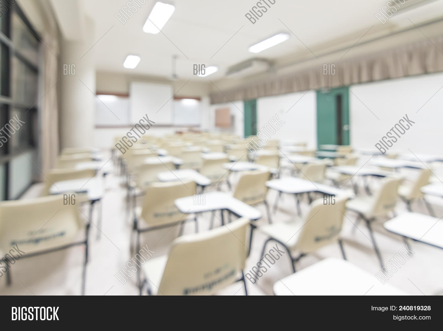 Blur Classroom Image & Photo (Free Trial) | Bigstock
