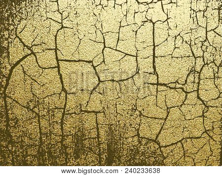 Gold Texture Cracks. Vector & Photo (Free Trial) | Bigstock