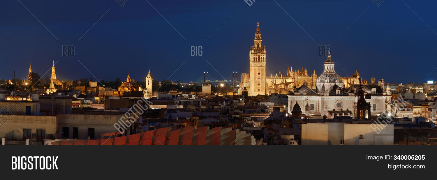 Seville Night Rooftop Image & Photo (Free Trial) | Bigstock