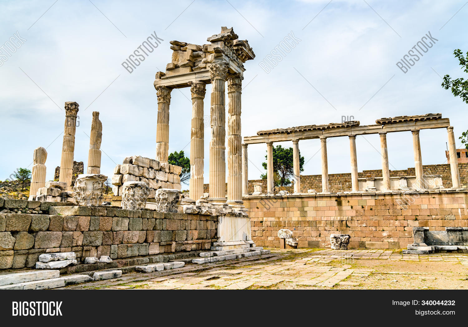 Temple Trajan Pergamon Image & Photo (Free Trial) | Bigstock
