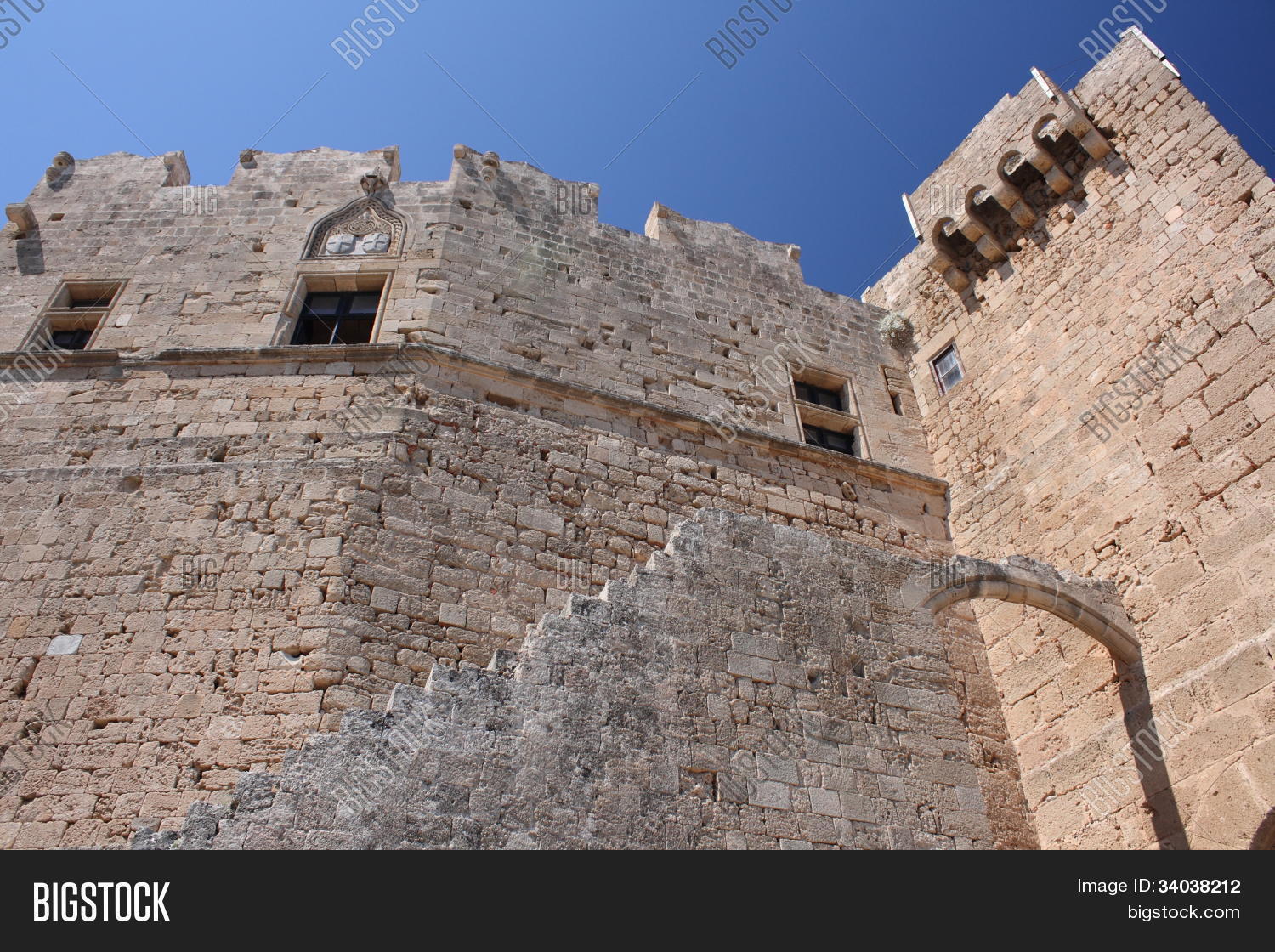 Old Greek Castle On Image & Photo (Free Trial) | Bigstock