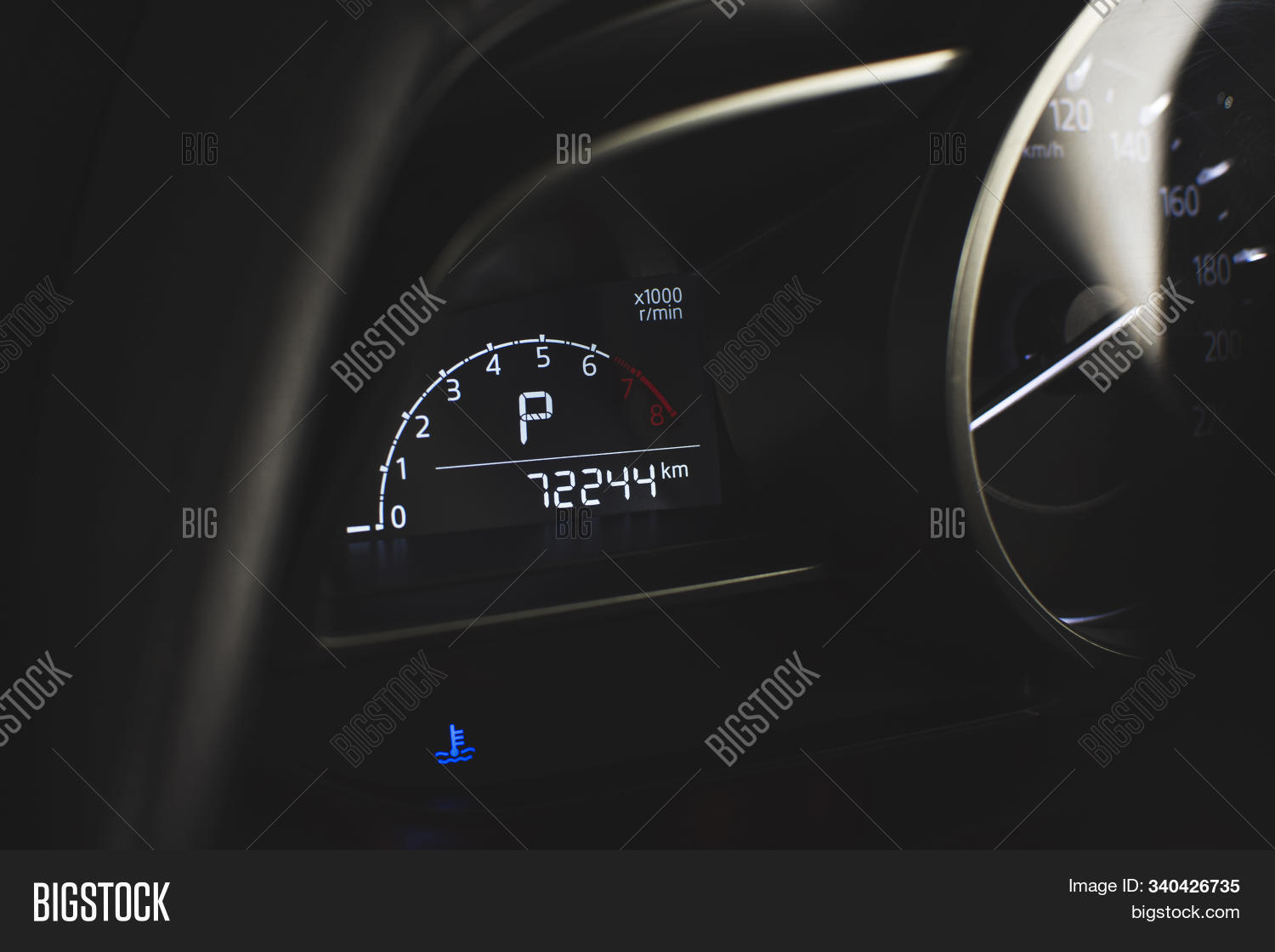 Rpm Digital Gauge Image & Photo (Free Trial) | Bigstock