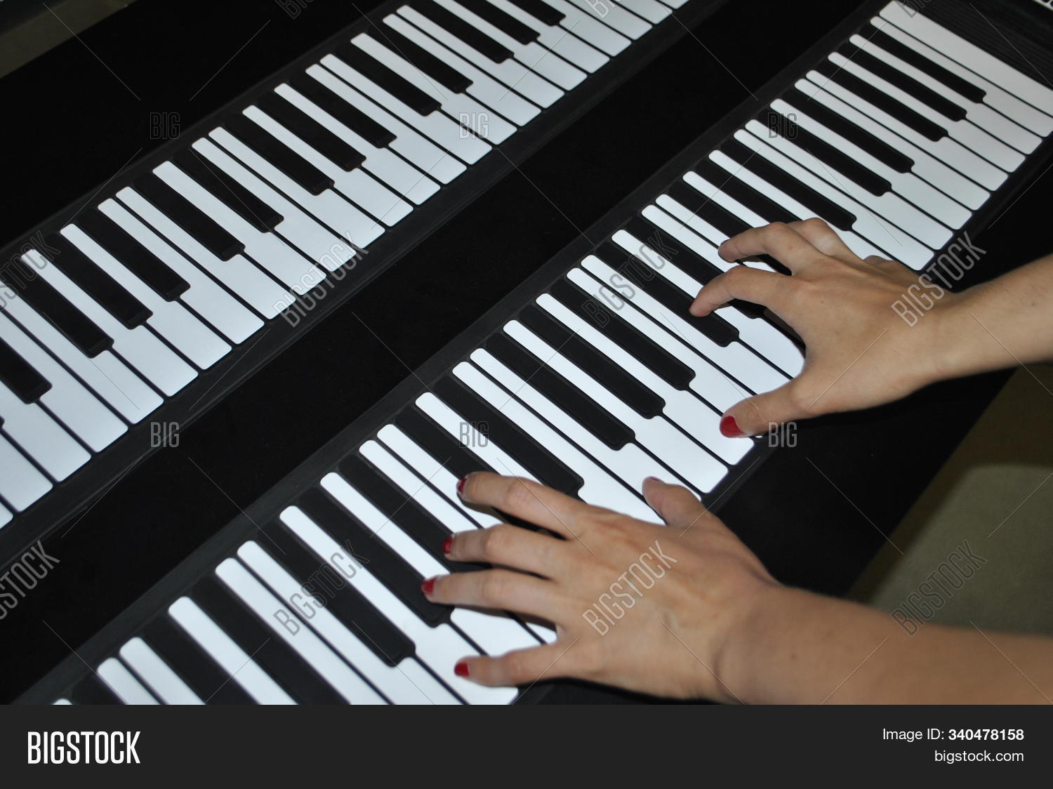 Playing Piano. Female Image & Photo (Free Trial) | Bigstock