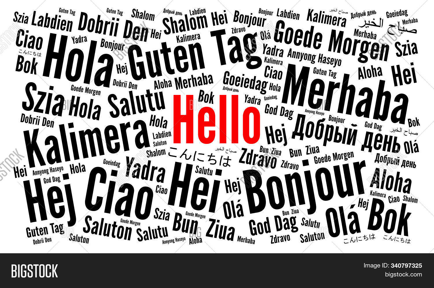 Hello Different Image & Photo (Free Trial) | Bigstock