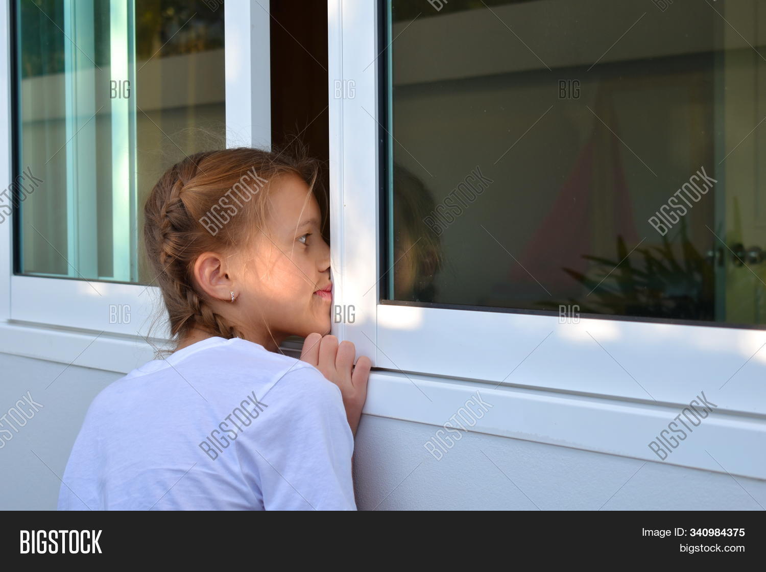 Teenager Girl Spying Image And Photo Free Trial Bigstock