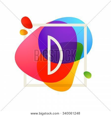 D Letter Logo Square Vector & Photo (Free Trial) | Bigstock