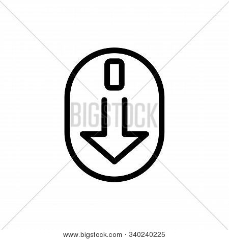 Scroll Screen Icon Vector & Photo (Free Trial) | Bigstock