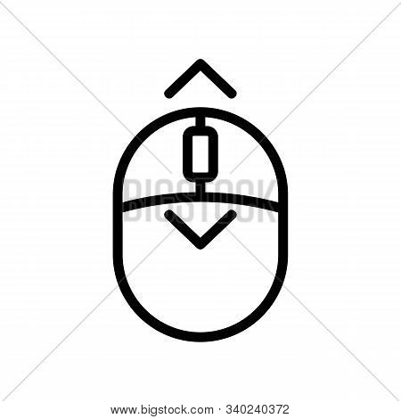 Scroll Screen Icon Vector & Photo (Free Trial) | Bigstock