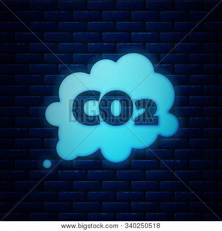 Glowing Neon Co2 Vector & Photo (Free Trial) | Bigstock