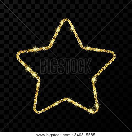 Gold Glitter Star Vector & Photo (Free Trial) | Bigstock