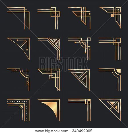 Art Deco Corners. Vector & Photo (Free Trial) | Bigstock