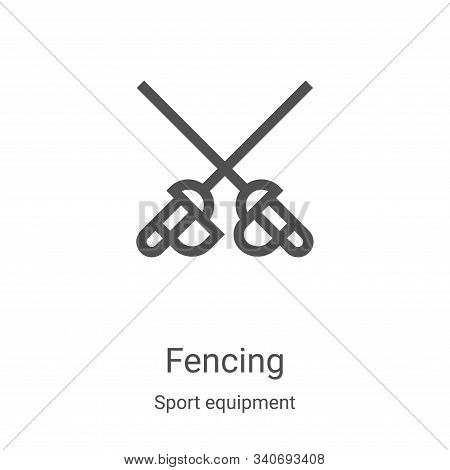 Fencing Icon Isolated Vector & Photo (Free Trial) | Bigstock