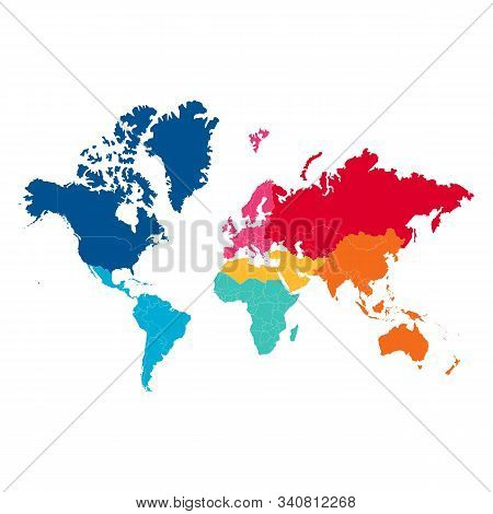 Political World Map Vector & Photo (Free Trial) | Bigstock