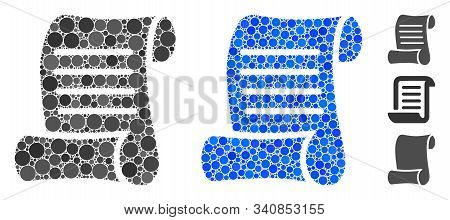 Script Roll Mosaic Vector & Photo (Free Trial) | Bigstock