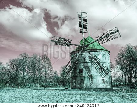 Beautiful Windmill On Image & Photo (Free Trial) | Bigstock