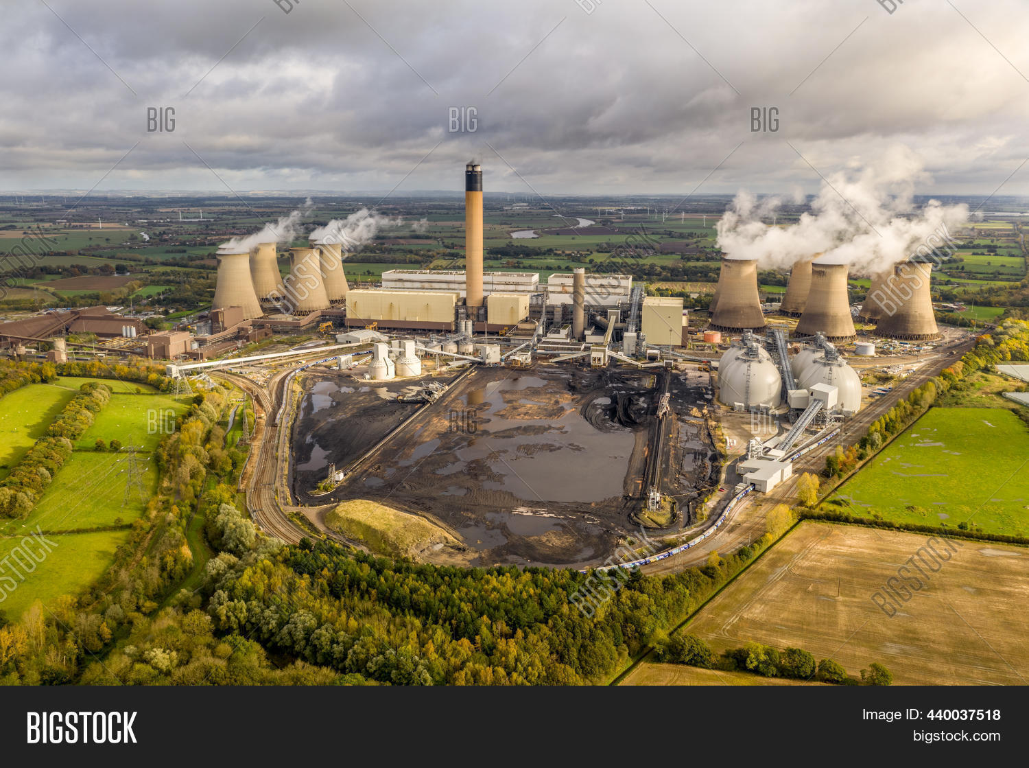 Drax Power Station, Image & Photo (Free Trial) | Bigstock