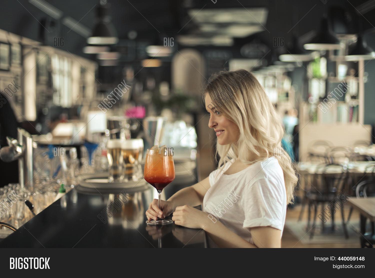 Young Woman Counter Image & Photo (Free Trial) | Bigstock